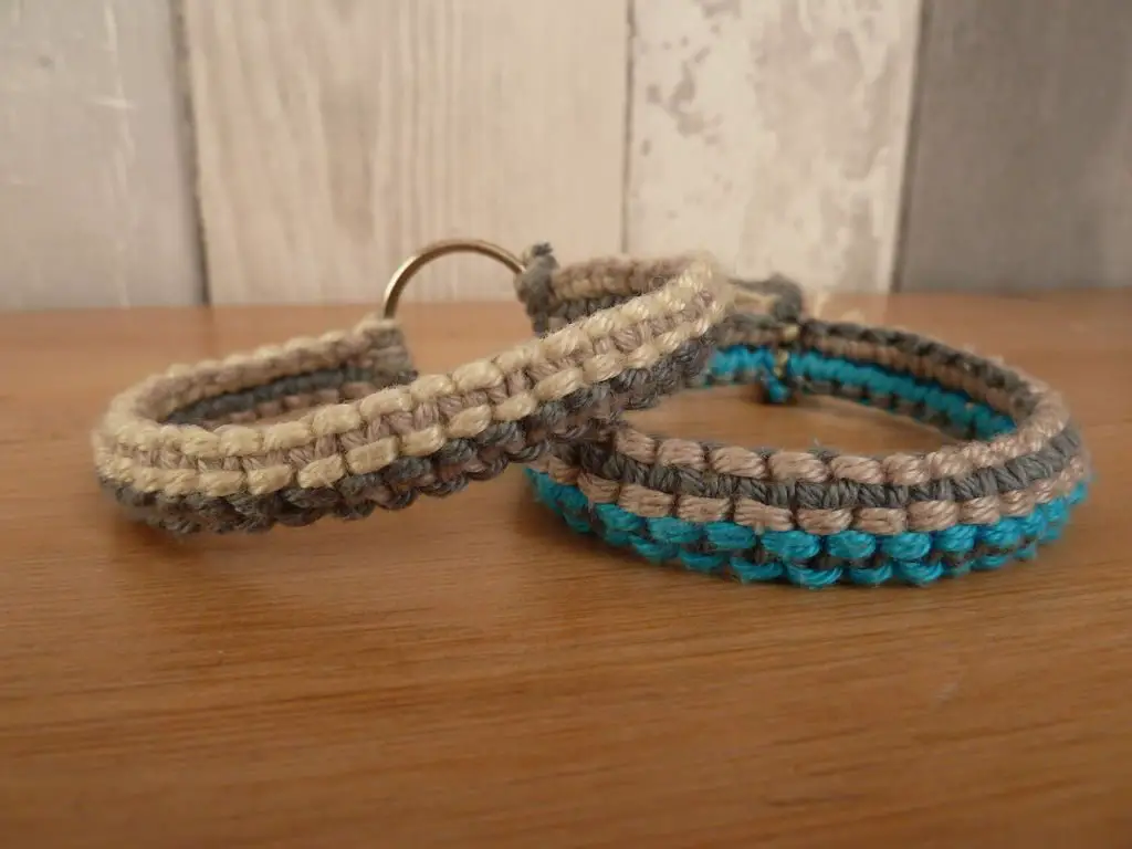 Como hacer una pulsera de doble macramé | Todo Manualidades